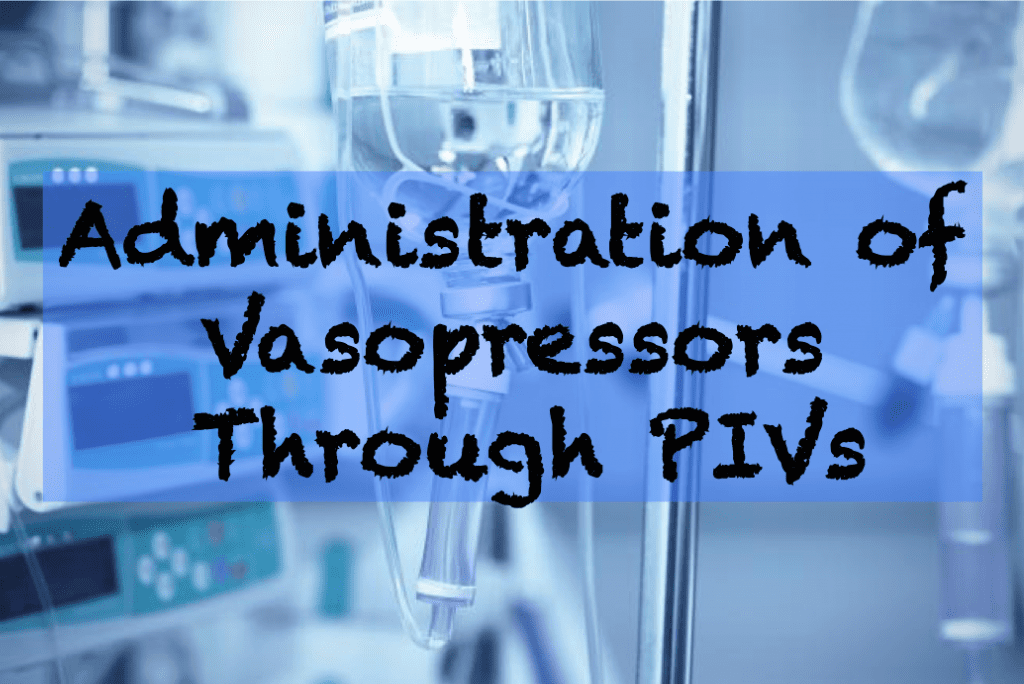 Vasopressors - REBEL EM - Emergency Medicine Blog