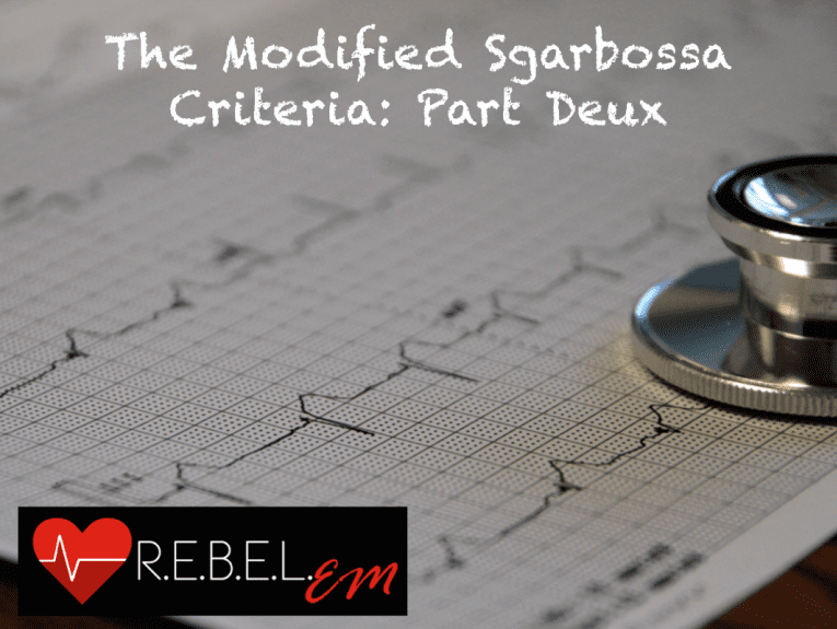 Modified Sgarbossa Criteria - REBEL EM - Emergency Medicine Blog