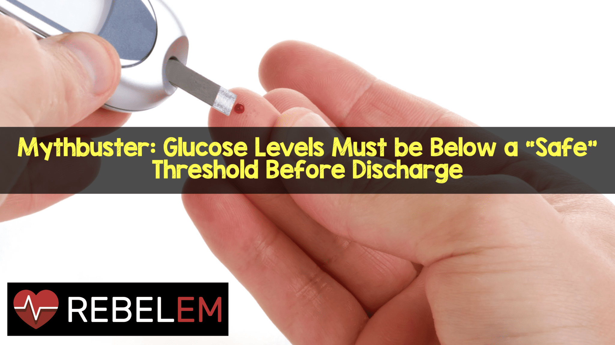Mythbuster Glucose Levels Must Be Below A Safe Threshold Before