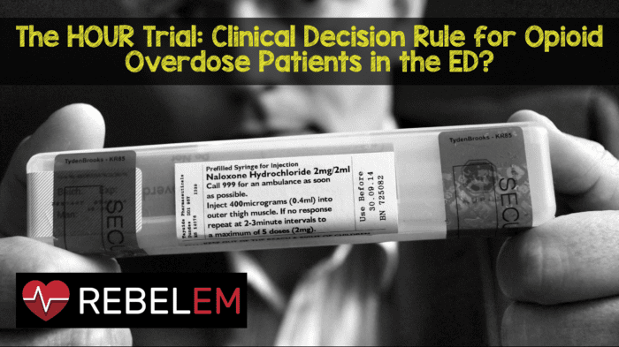 The HOUR Trial: Clinical Decision Rule for Opioid Overdose Patients in ...