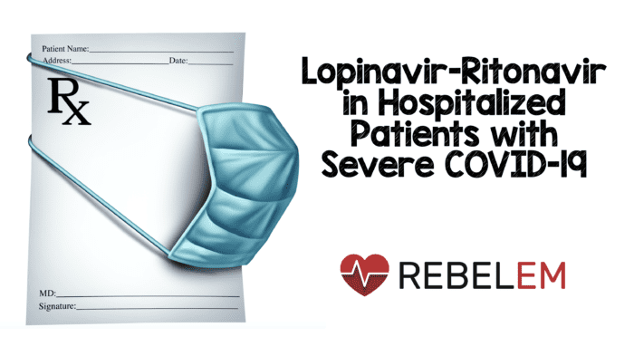 Lopinavir-Ritonavir in Hospitalized Patients with Severe COVID-19 ...