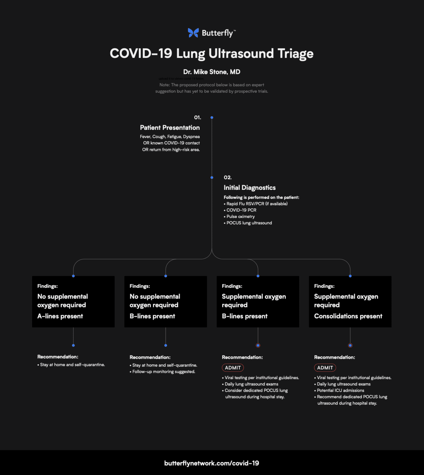 Proposed ButterflyIQ Lung US Algorithm - REBEL EM - Emergency Medicine Blog