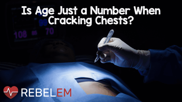 Resuscitative Thoracotomy - REBEL EM - Emergency Medicine Blog