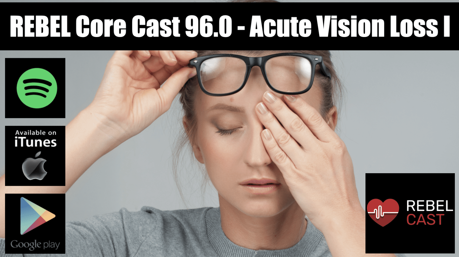 REBEL Core Cast 96.0 - Acute Vision Loss I - REBEL EM - Emergency ...