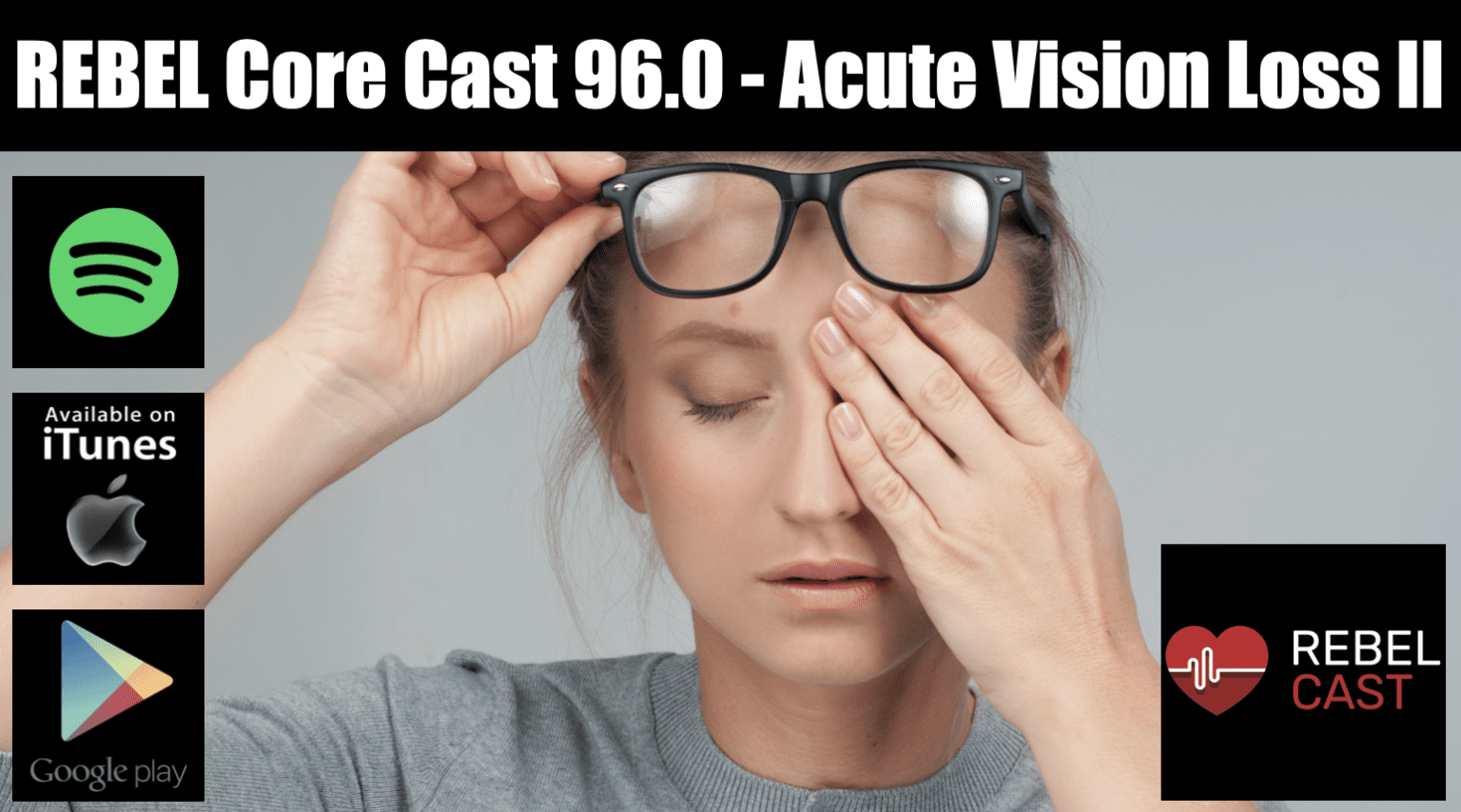 REBEL Core Cast 97.0 - Acute Vision Loss II - REBEL EM - Emergency ...