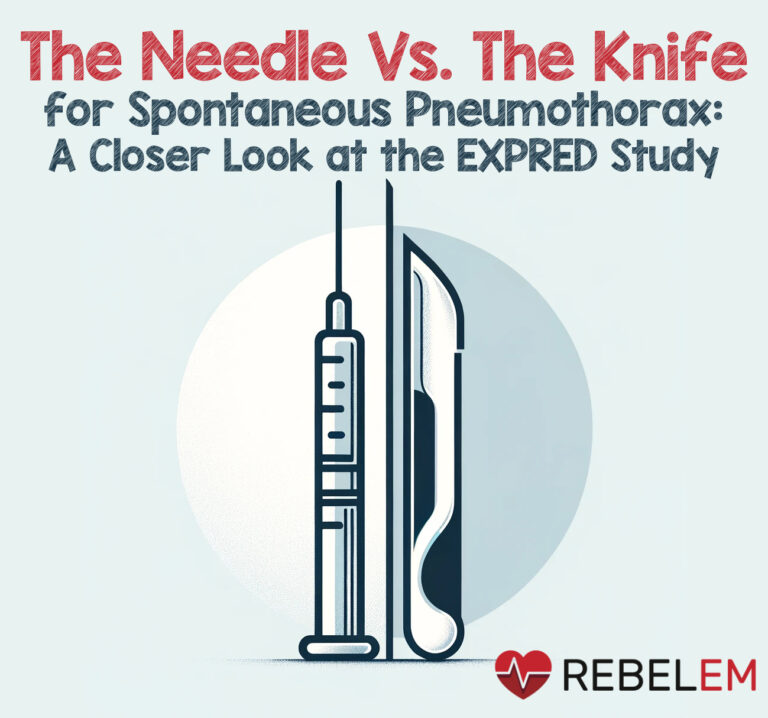 The Needle Vs. The Knife for Spontaneous Pneumothorax: A Closer Look at ...